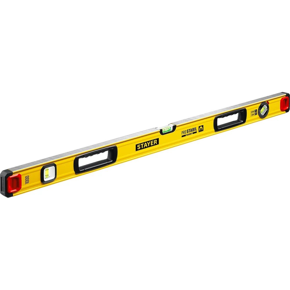 Уровень STAYER Professional магнитный с двумя фрезерованными поверхностями 1000 мм 3480-100