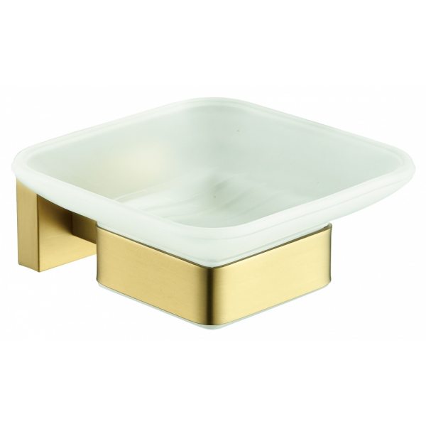 Мыльница стекло к стене золото матовое ViEiR V5003-S