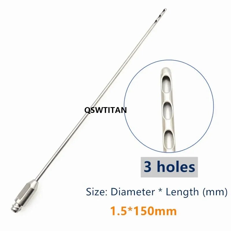 Канюля для липосакции 1.5*150mm, 3 holes