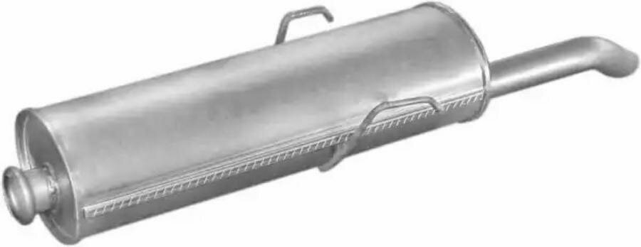 POLMOSTROW 19.04 Глушитель задн часть PEUGEOT 405 87-96/IRAN KHODRO SAMAND