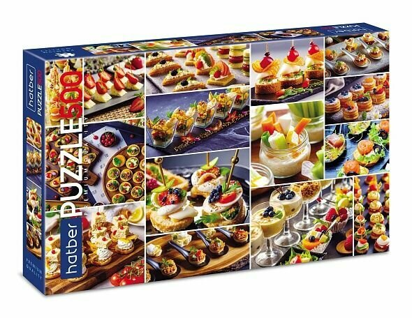 Пазл 500 деталей. Кулинарные шедевры (Premium) 500ПЗ2_32538