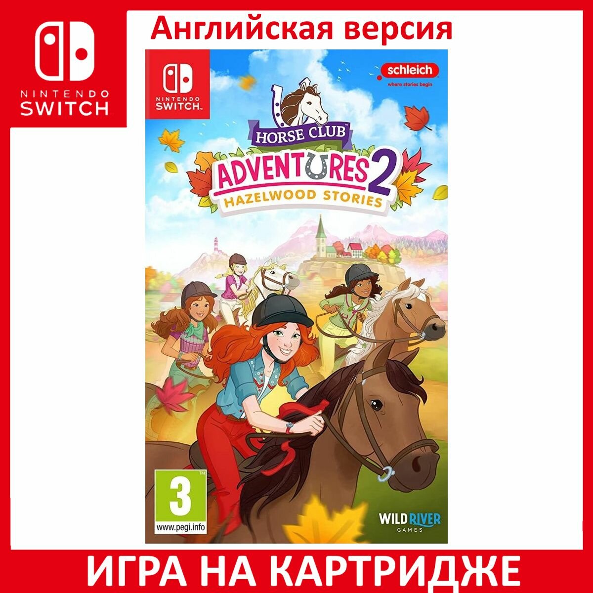 Игра Horse Club Adventure 2 Hazelwood Stories Switch Картридж на Nintendo Switch Английская версия
