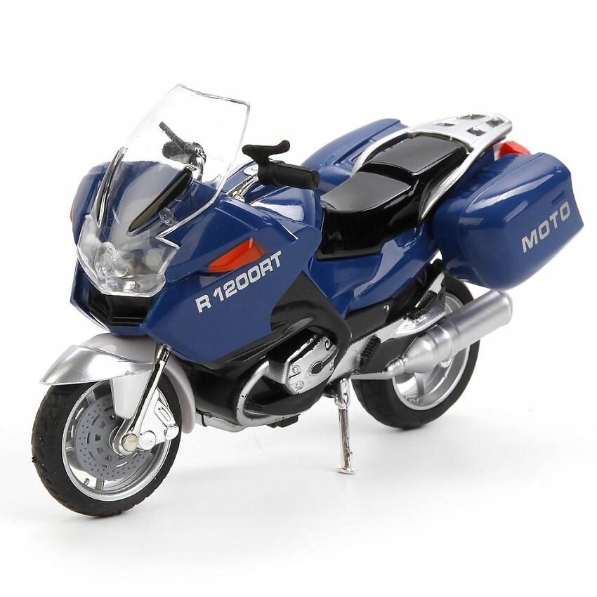 Модель Технопарк Мотоцикл Туризм, синий, свет, звук 586856-Rb