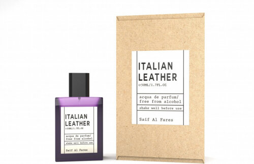 Парфюмерная эмульсия для лица и тела Saif AL Fares ITALIAN LEATHER увлажняющая, 50мл
