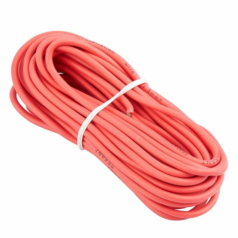 Провод автомобильный ПГВА/пвам 1х1,50мм, красный, мини-бухта 5м REXANT