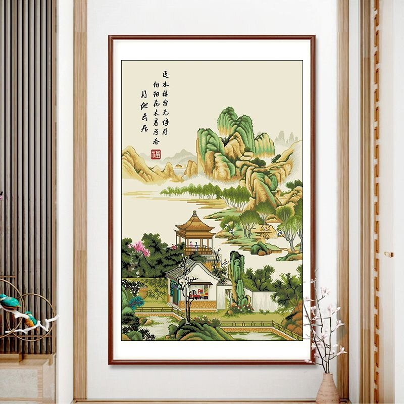 Вышивка Мона Лиза, 90x130 см, 35 цветов