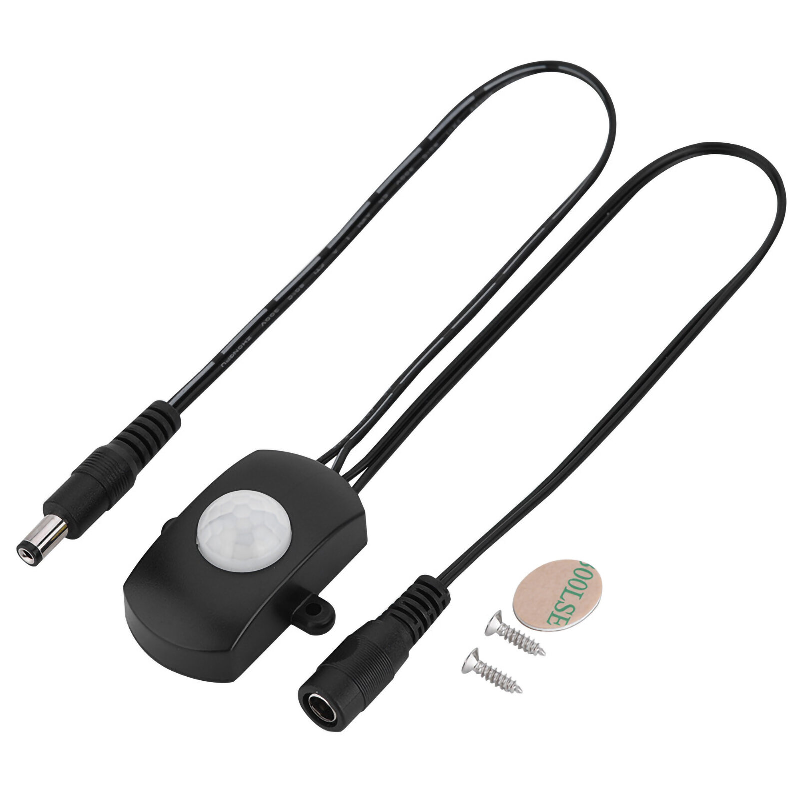 Миниатюрный инфракрасный датчик движения PIR 5A DC 6‑24V, светодиодная лента, автоматический, черный