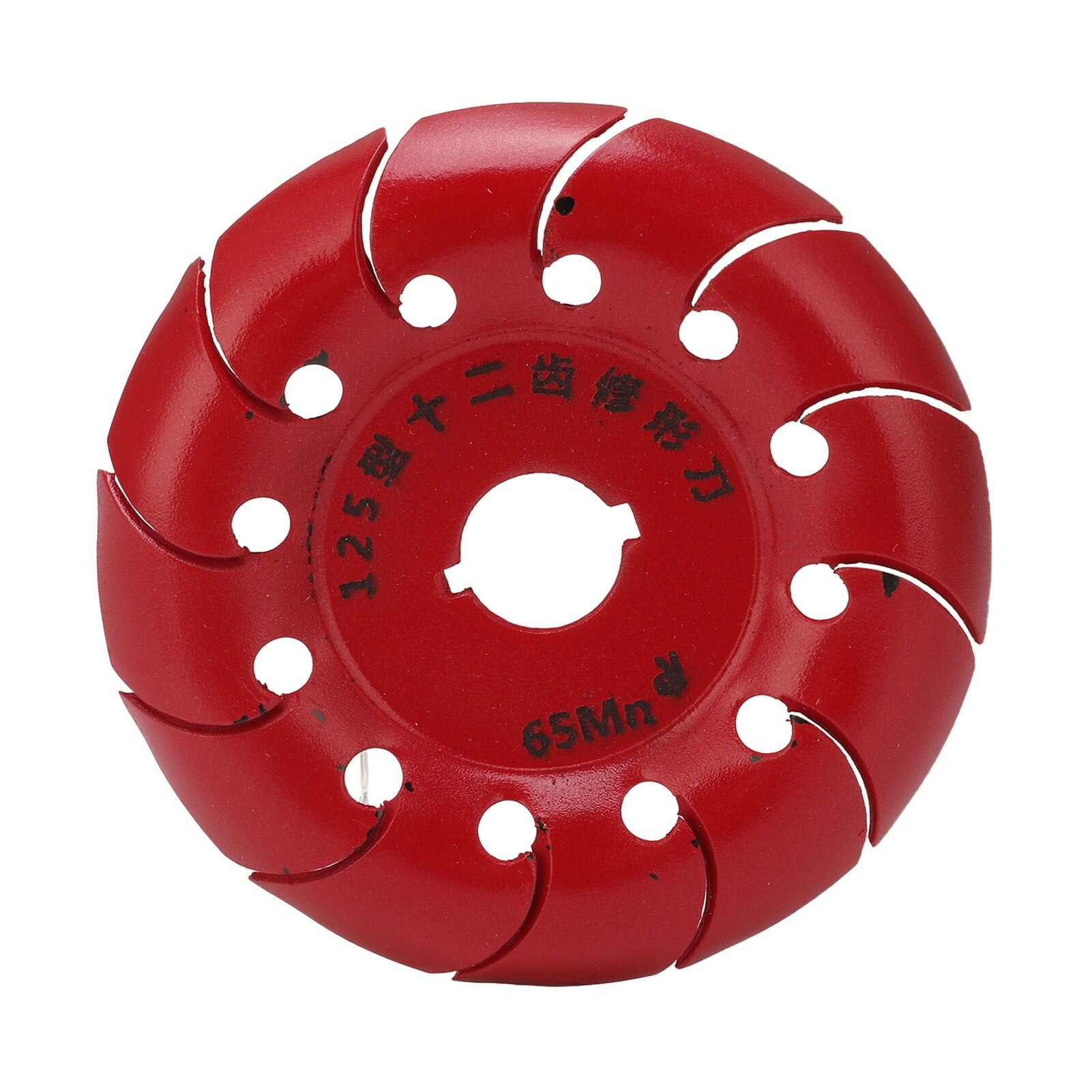 Полировальный круг 90 мм для УШМ, 12 зубьев, красный