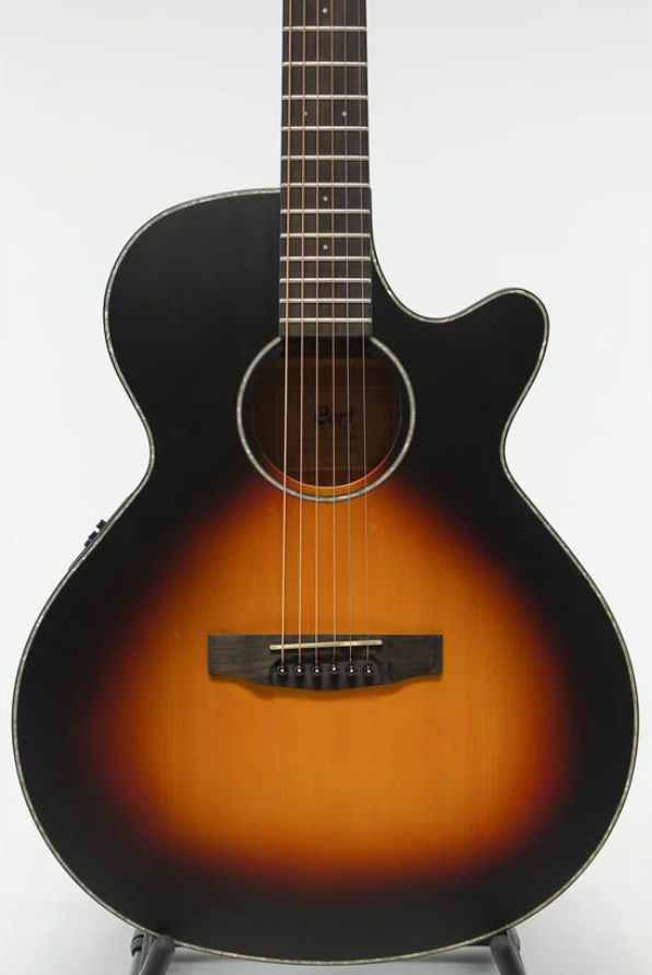 SFX-E-3TSS SFX Series Электро-акустическая гитара, с вырезом, санберст, Cort