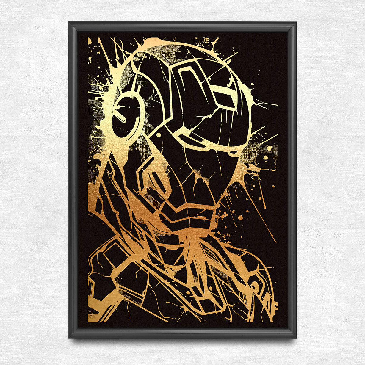 Постер Железный Человек / плакат для интерьера Iron Man. Марвел, Marvel, комиксы, фильмы, игры