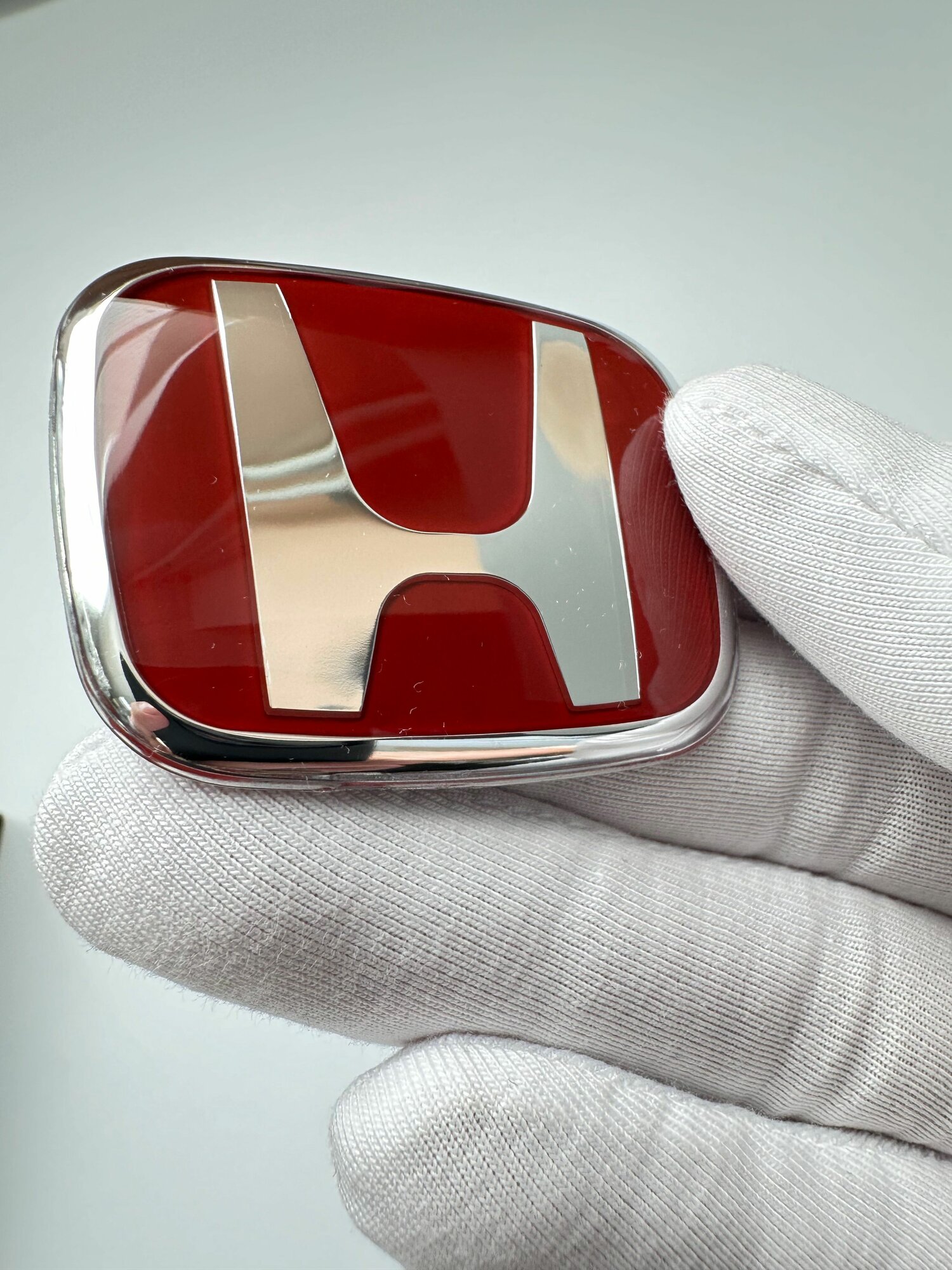 Эмблема Honda на руль 50*41 мм шильдик логотип Honda