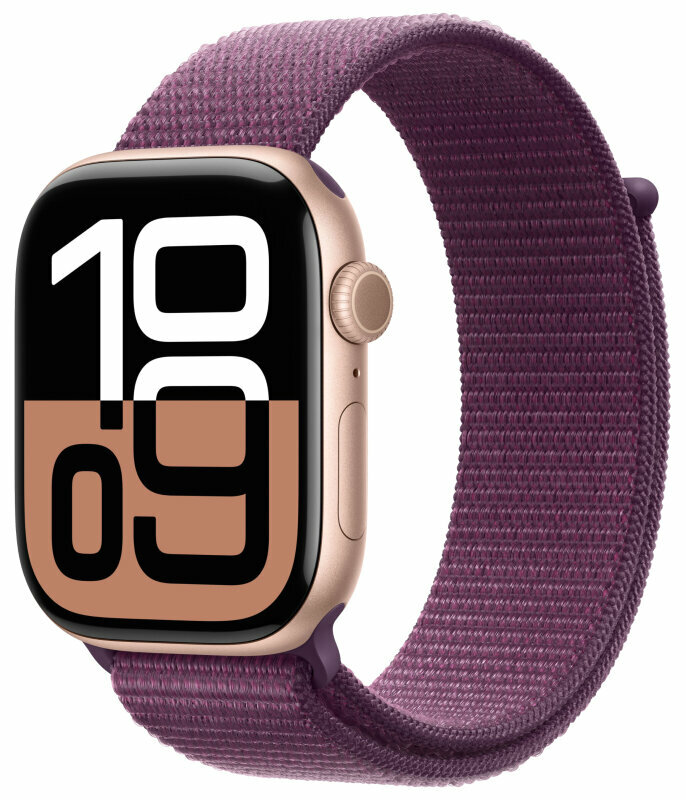 Часы Apple watch S10 46 Rose Gold Plum SL LTE (код модификации MWY83)