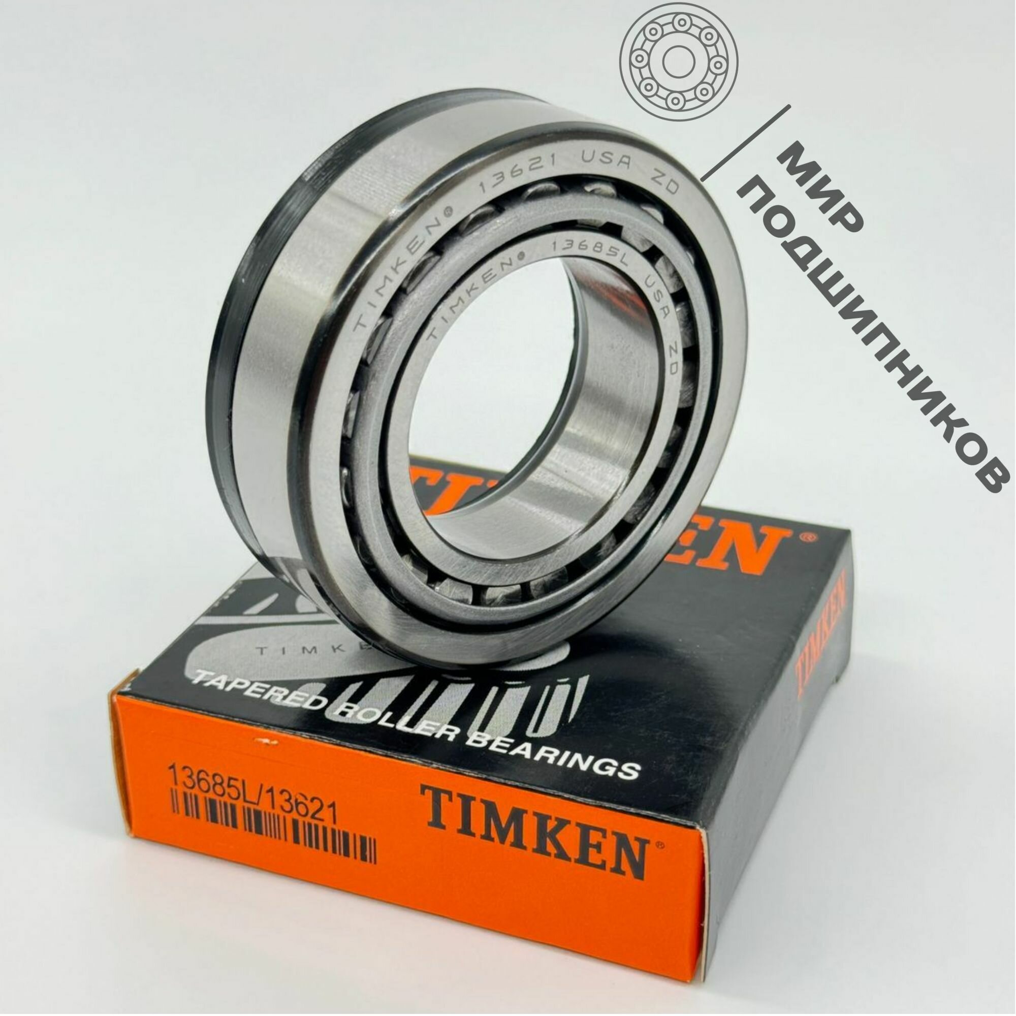 Подшипник роликовый 13685L/13621 TIMKEN (38.1х69.012х19.05) с защитным уплотнением (встроенный сальник)