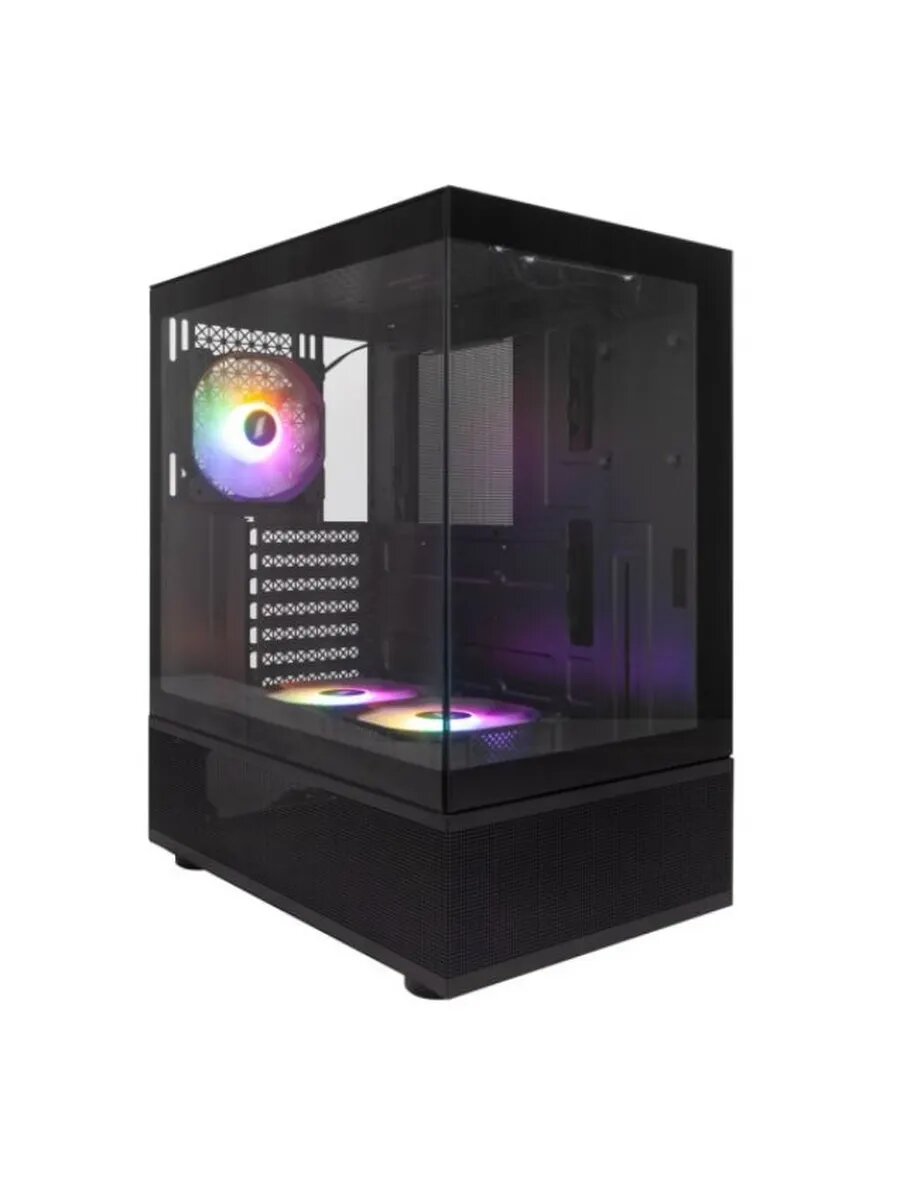 Корпус MIKU Mi7-A MI7-A-BK-2F1R-1F1 черный