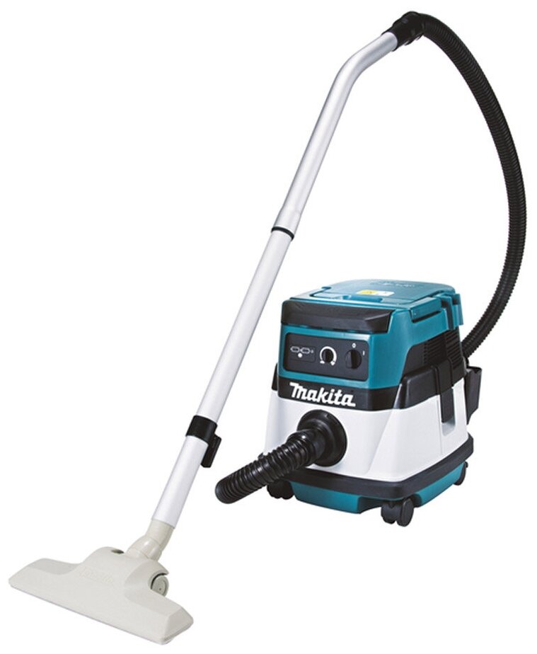 Пылесос строительный аккумуляторный/электрический Makita (DVC860LZ) 240 Вт 8 л 18В Li-Ion без АКБ и ЗУ