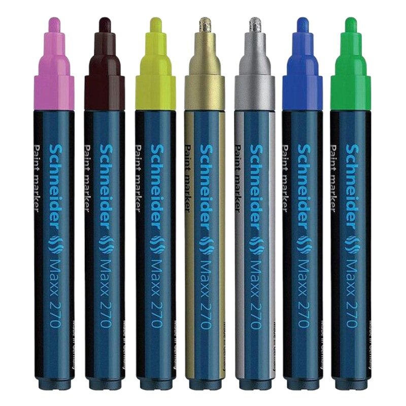 Маркерная ручка Schneider Maxx270, для шин, коричневая, 270