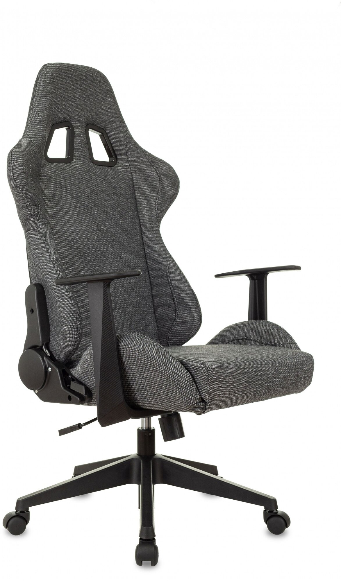 Кресло игровое Zombie Neo, обивка: ткань, цвет: серый (ZOMBIE NEOGREY)