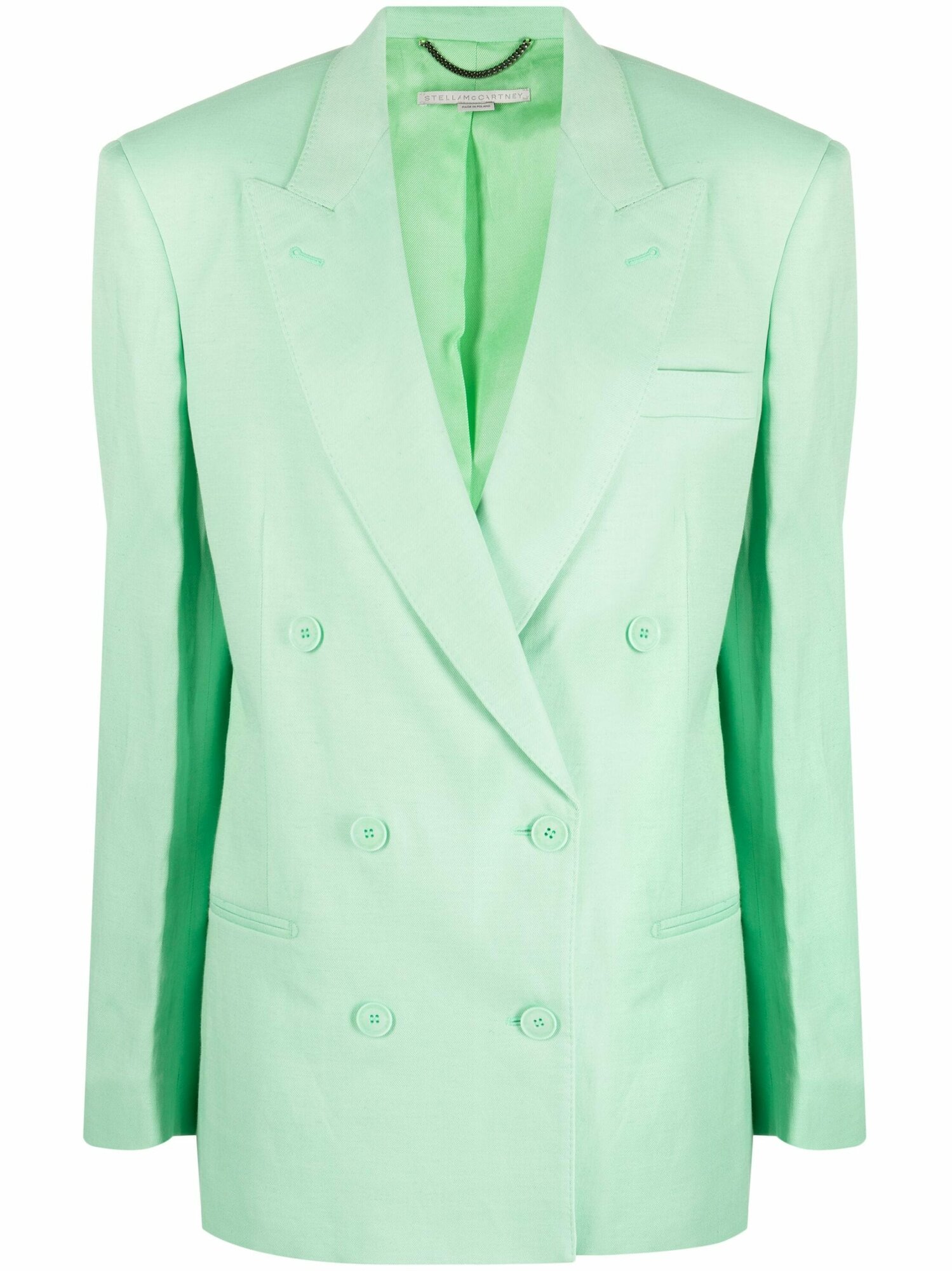 Пиджак Двубортный блейзер с заостренными лацканами