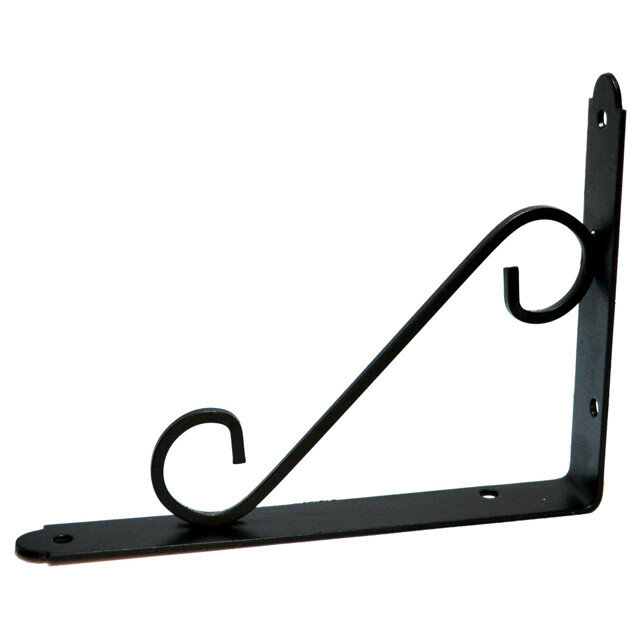 Консоль декоративная 140х190х25мм 20кг черный