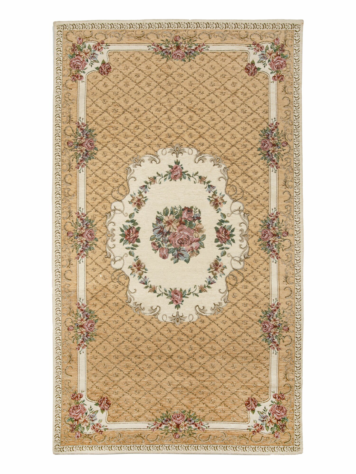 Коврик для комнаты 85х150 см, Finicop,30% хлопок+30% полиэстер+40% акрил