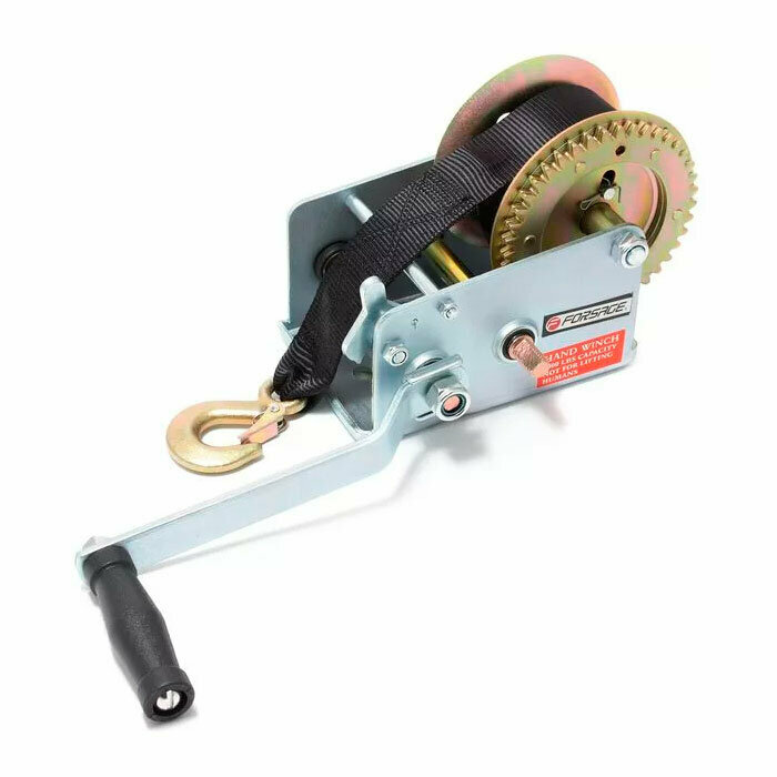 Лебедка ручная барабанная двухскоростная 900кг ROCKFORCE