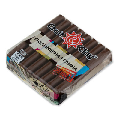 Полимерная глина "Craft&Clay" CCH 52 г 1025 шоколад