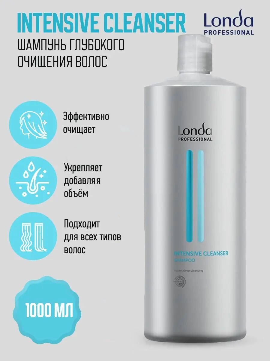 Londa Professional Шампунь глубокой очистки Intensive Cleanser Specialist Shampoo, 1000 мл
