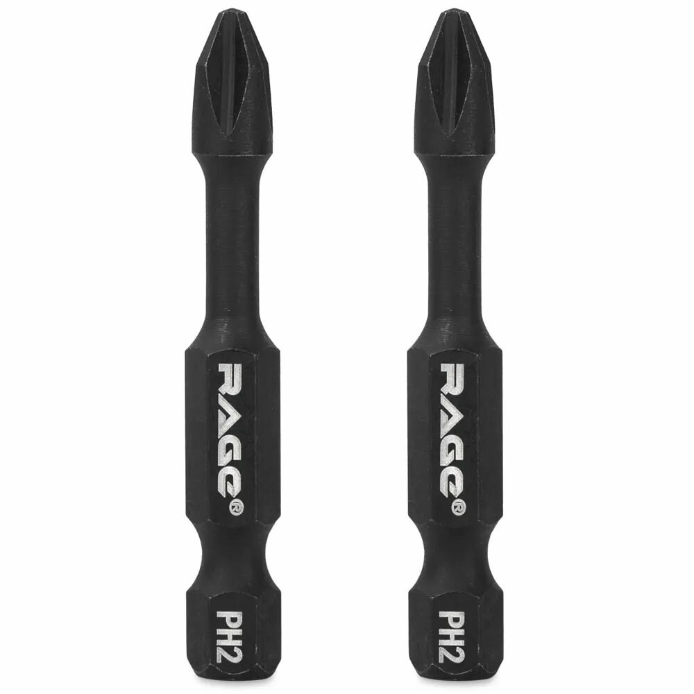 Бита крестовая ударная магнитная by 554125 PH2x50 мм, 2 шт.