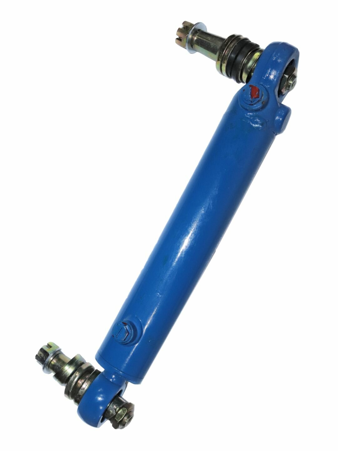 Гидроцилиндр 50-3405215А под гору МТЗ с пальцами (штуцера в одной плоскости)