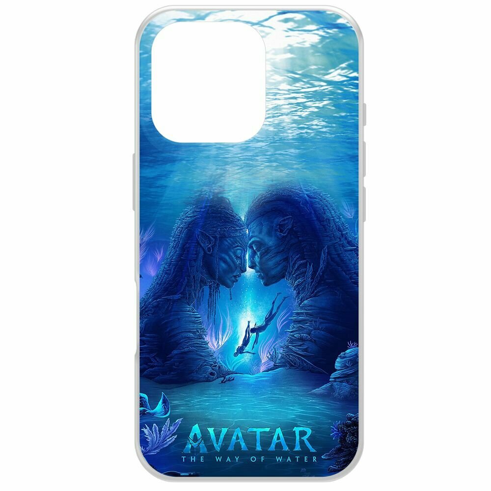 Чехол-накладка Krutoff Clear Case Аватар - Рифы для iPhone 16 Pro