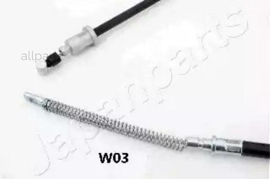 JAPANPARTS BC-W03 Трос стояночного тормоза CHEVROLET LANOS Tre volumi, DAEWOO LANOS (KLAT), DAEWOO LANOS Tre volumi (KLAT)