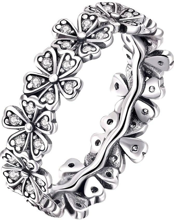 Кольцо, серебро, 925 проба