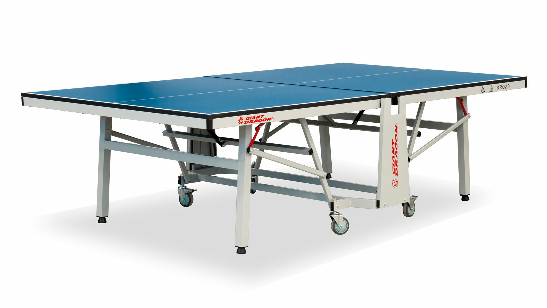 Теннисный стол складной для помещений "K-2023 ITTF Indoor" (274 Х 152.5 Х 76 см ) с сеткой Y