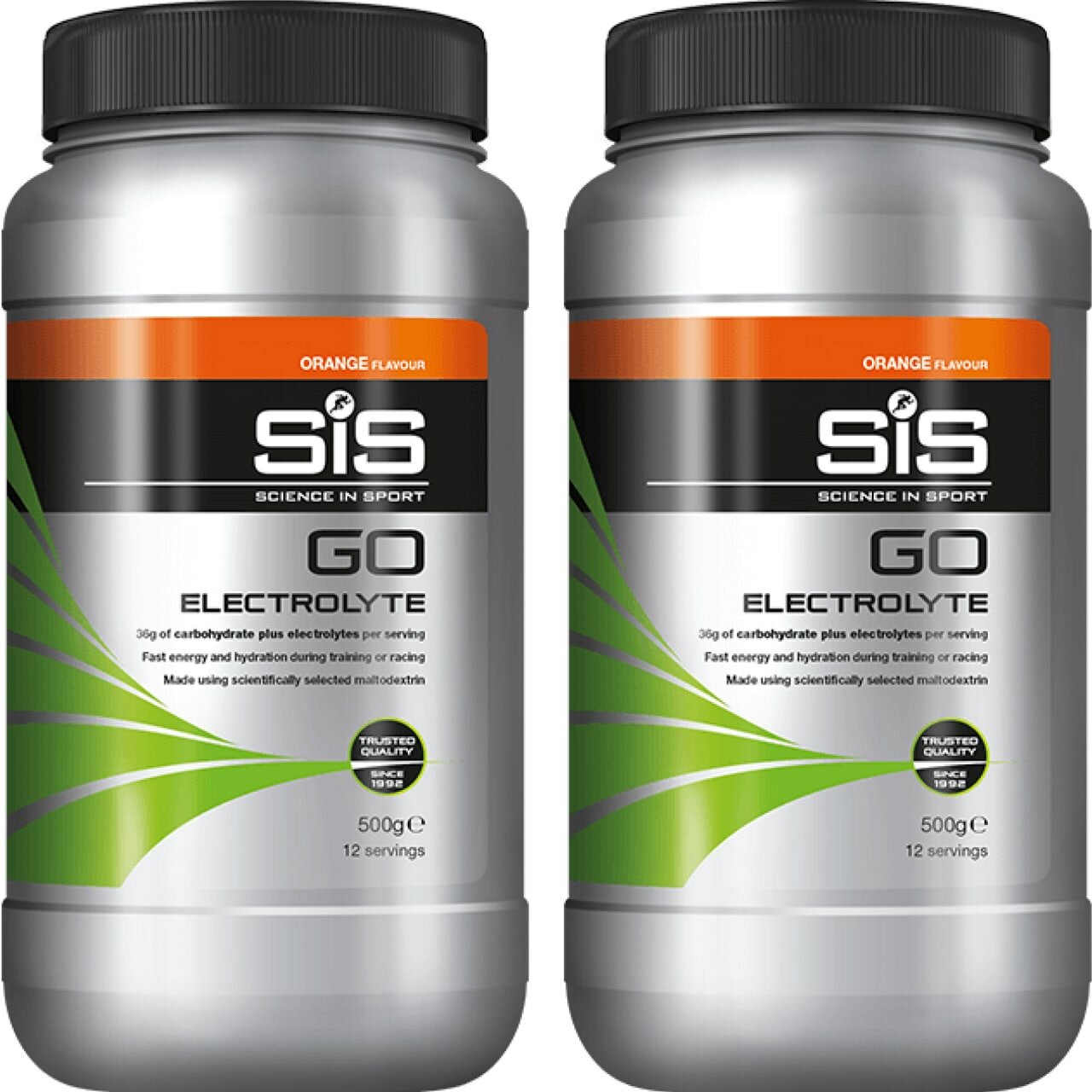 Изотоник SCIENCE IN SPORT (SiS) GO Electrolyte Powder 2 x 500 г, Апельсин