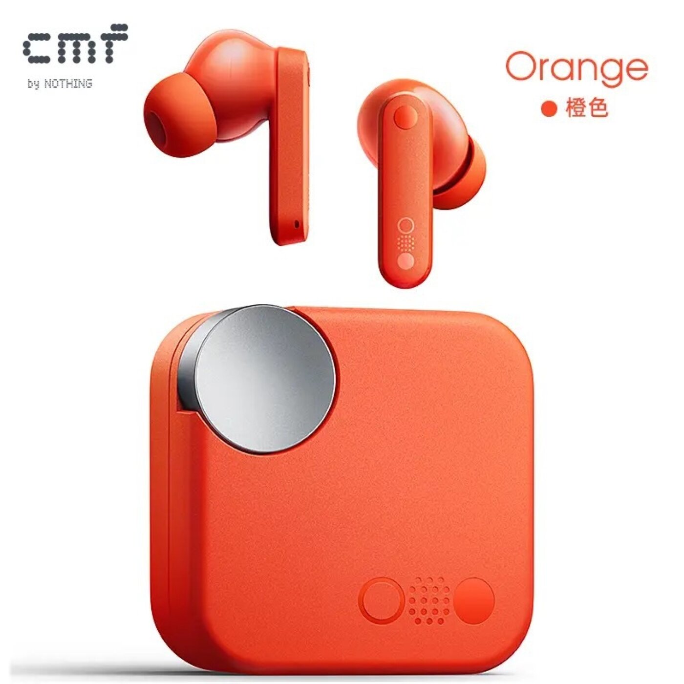 Bluetooth-гарнитура CMF by Nothing buds, шумоподавление, для занятий спортом, подключение по Bluetooth 5.3