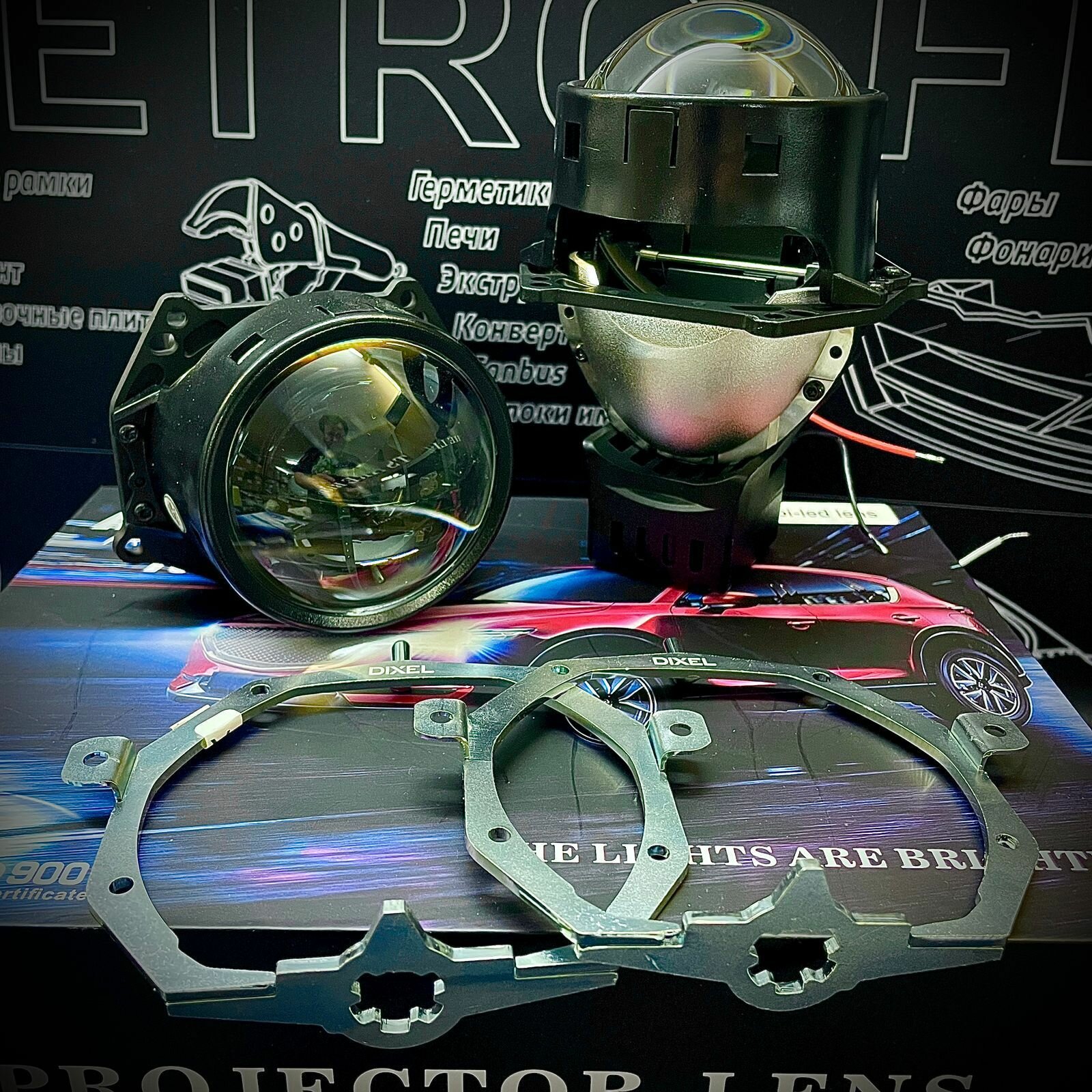 Би лед линзы для для Infiniti QX80 2013-2017 - AFS адаптив