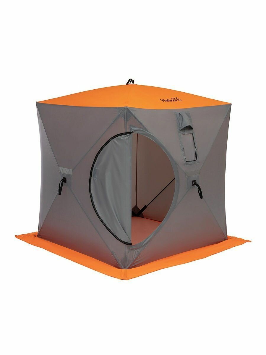 Палатка зимняя Куб 1,8х1,8 orange lumi/gray Helios