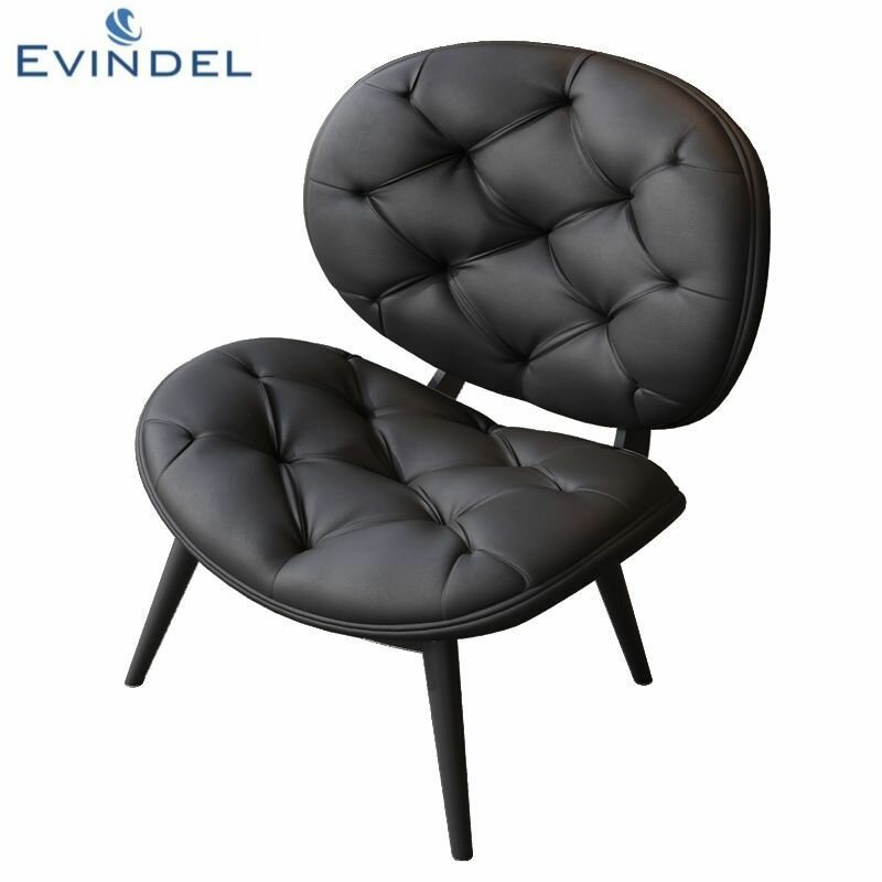 Кресло, EVINDEL, Кухонный стул, Кожаная, выдерживает вес 200 кг