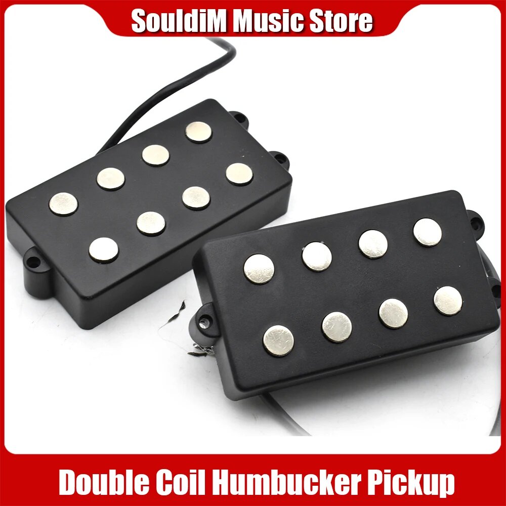 SoulDiM Звукосниматель для бас-гитары хамбакер 4 струны bridge pickup x1pcs