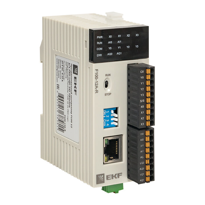 Программируемый контроллер EKF F100, 12 входов/выходов, серия PRO-Logic