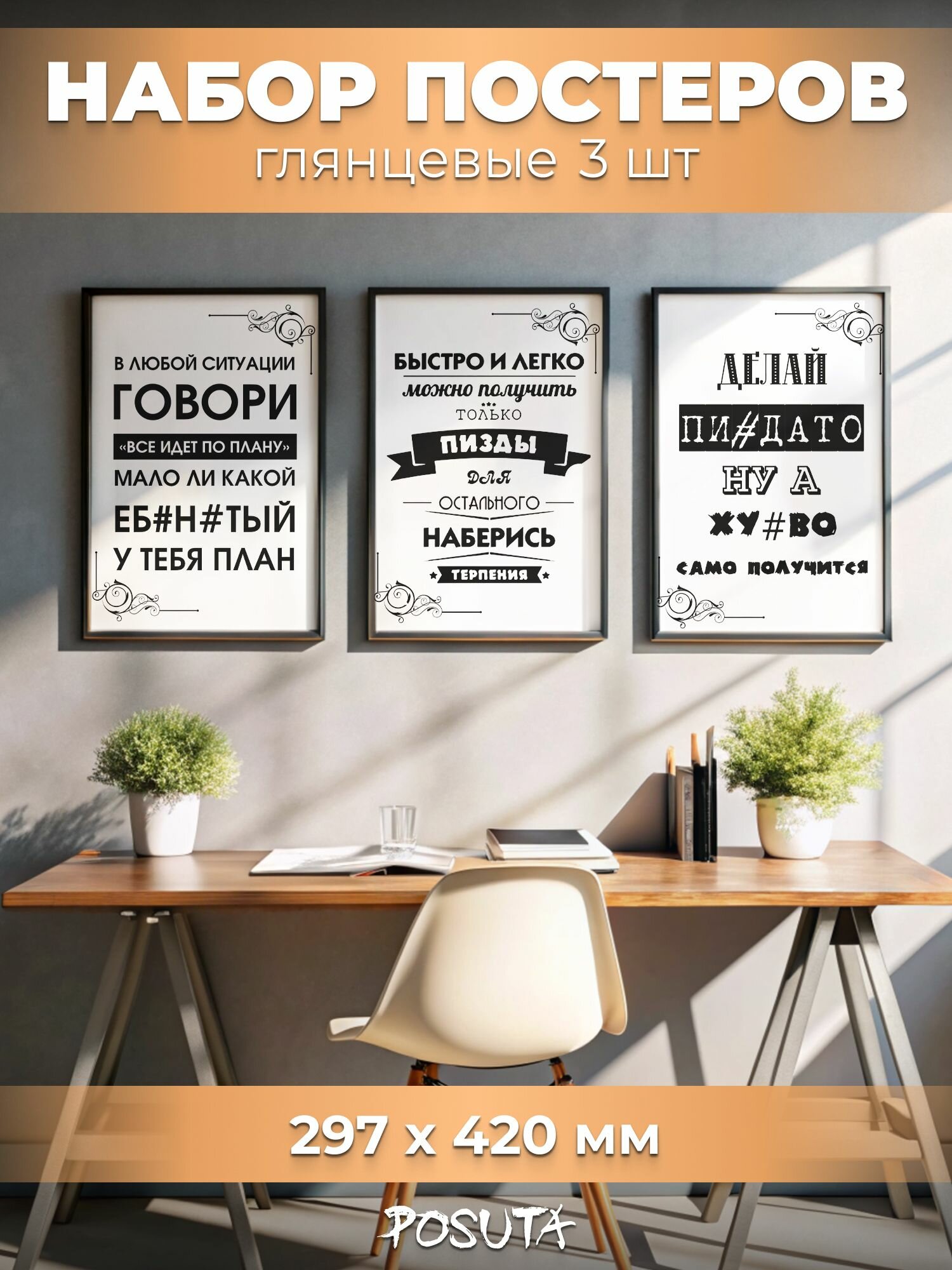 Постеры на стену мотивационные