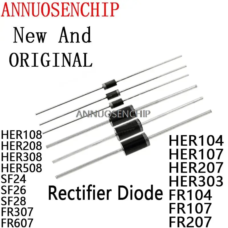 Диоды выпрямительные ANNUOSENCHIP 20 шт. HER508