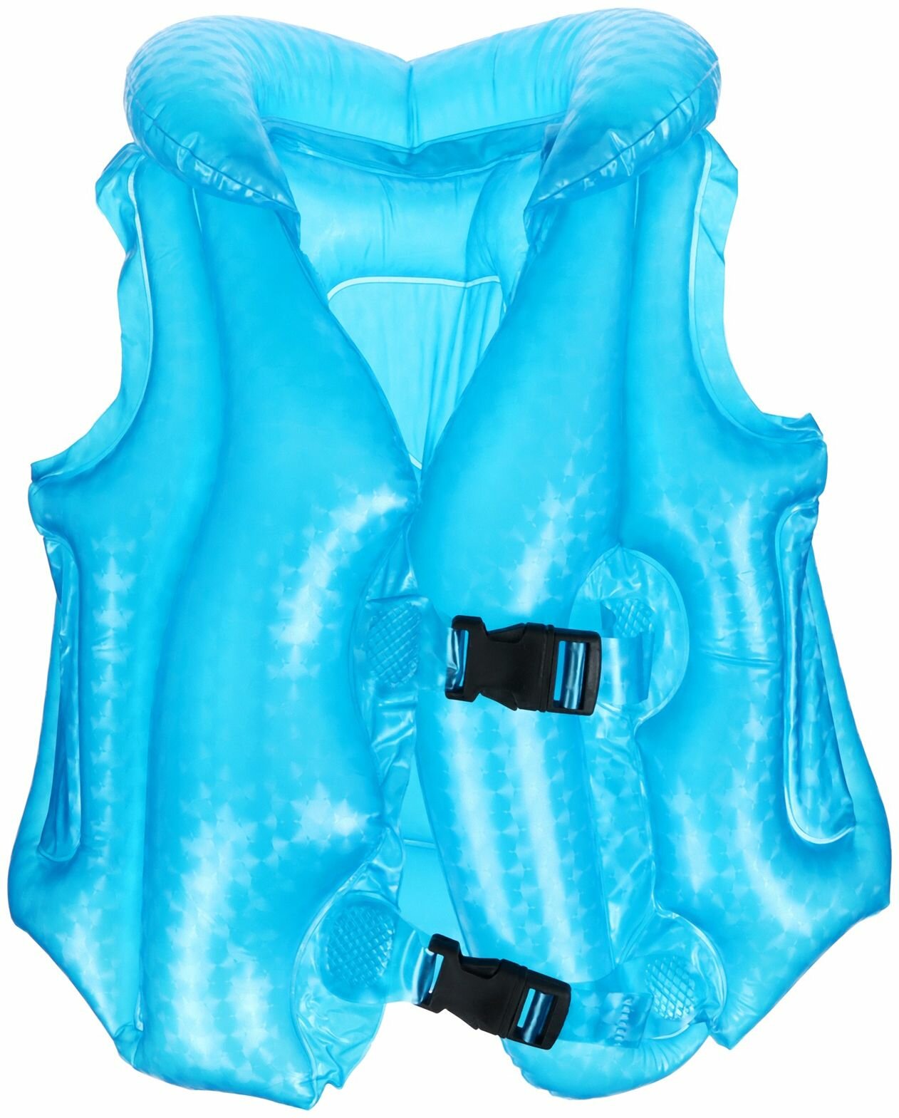 Надувной жилет "На волне", спасательный жилет для плавания, детский спасжилет, размер M, 50 х 40 см, цвет голубой