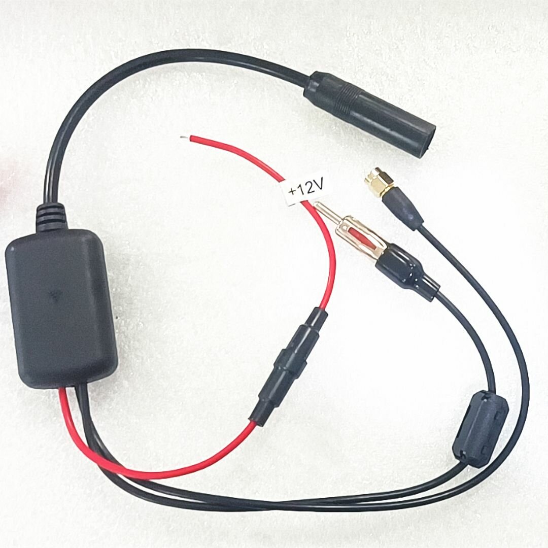 Адаптер антенны для автомагнитолы DAB+ AM/FM Цифровой радиосигнал Усилитель-усилитель