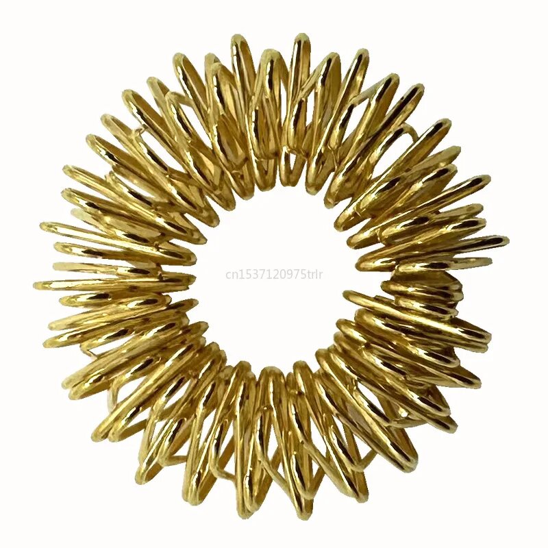 MOONBIFFY Акупрессорные кольца для пальцев gold