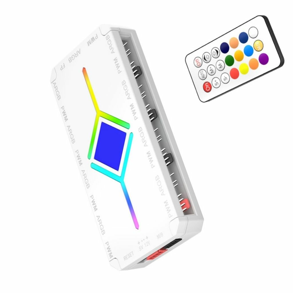 Разветвитель ARGB с магнитным креплением для вентиляторов ПК