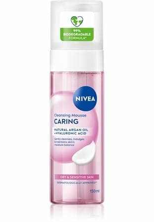 Средство для умывания Nivea Caring для женщин, 150 мл