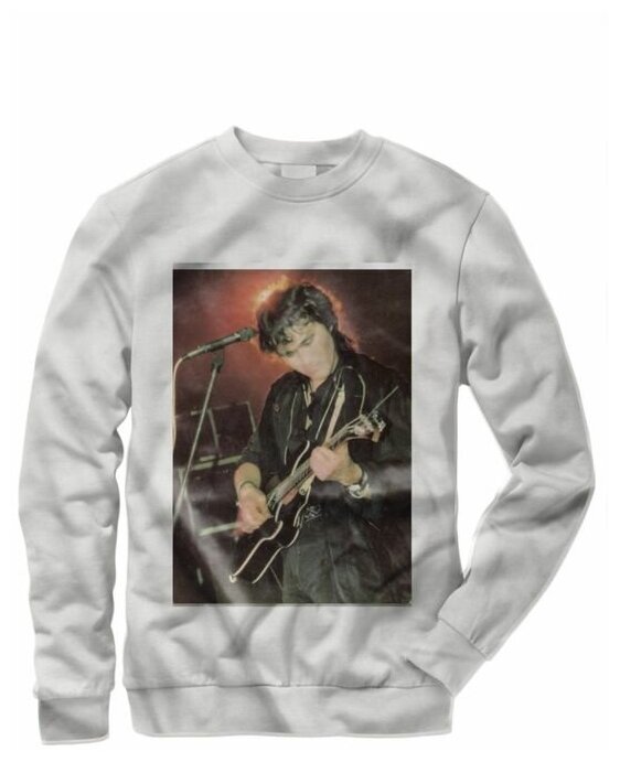 Свитшот Кино, Виктор Цой №2, 48, L, РОСТ 170-176