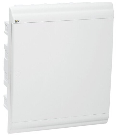 Бокс Iek ЩРВ-П-24 мод. встраив. пластик IP41 PRIME бел. дверь, MKP82-V-24-WD-41-10