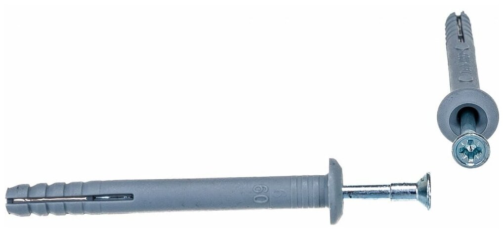 Дюбель-гвоздь 6х60 гриб, полипропилен 100шт - ведро Tech-Krep 101990